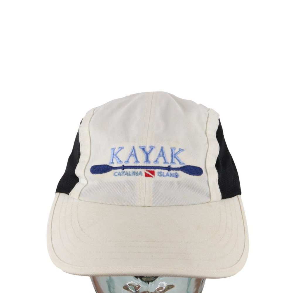 Vintage Catalina Island Kayak 4 Panel Hat Cap - Gem